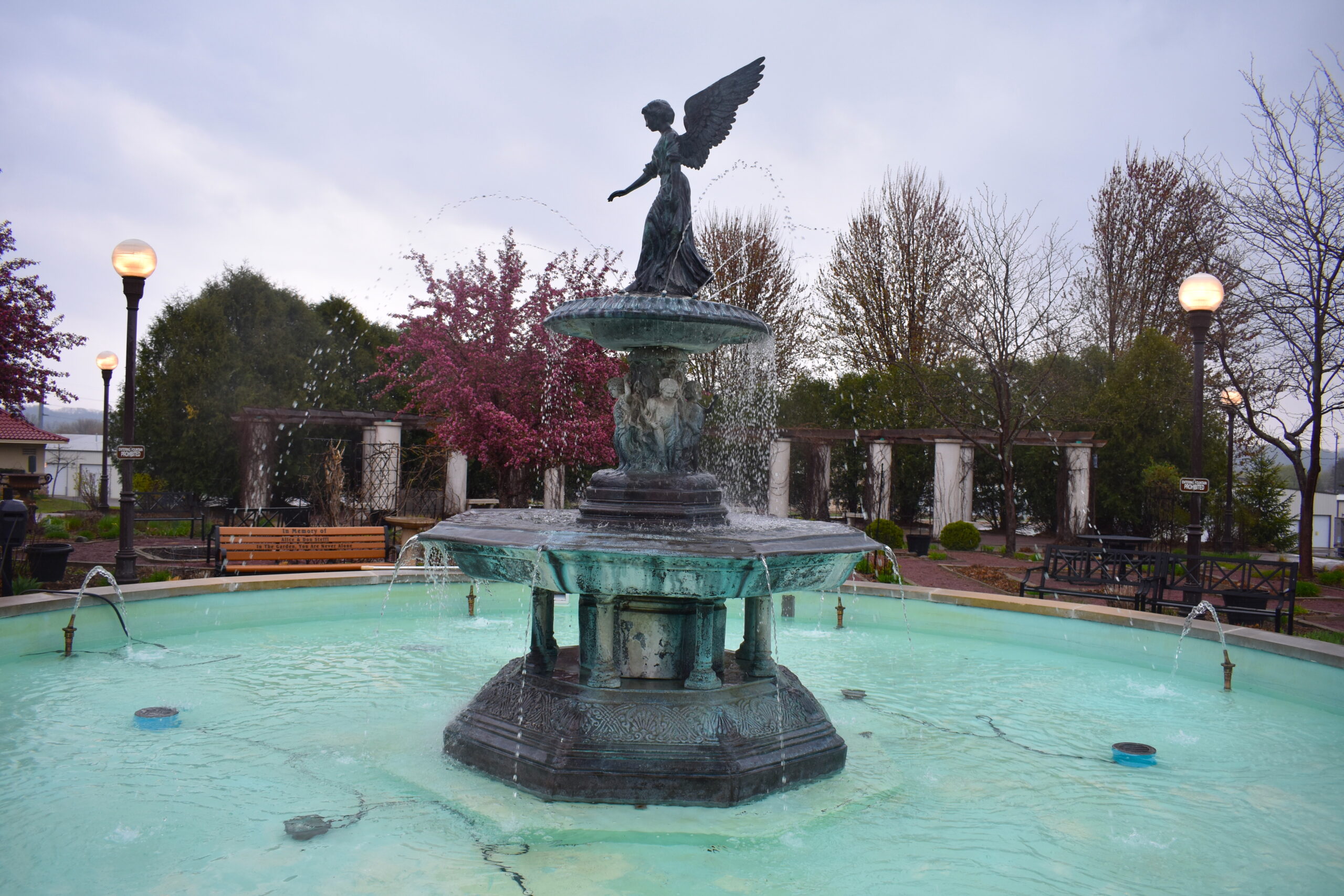Water returns to German Park fountain on May Day | News, Sports, Jobs ...